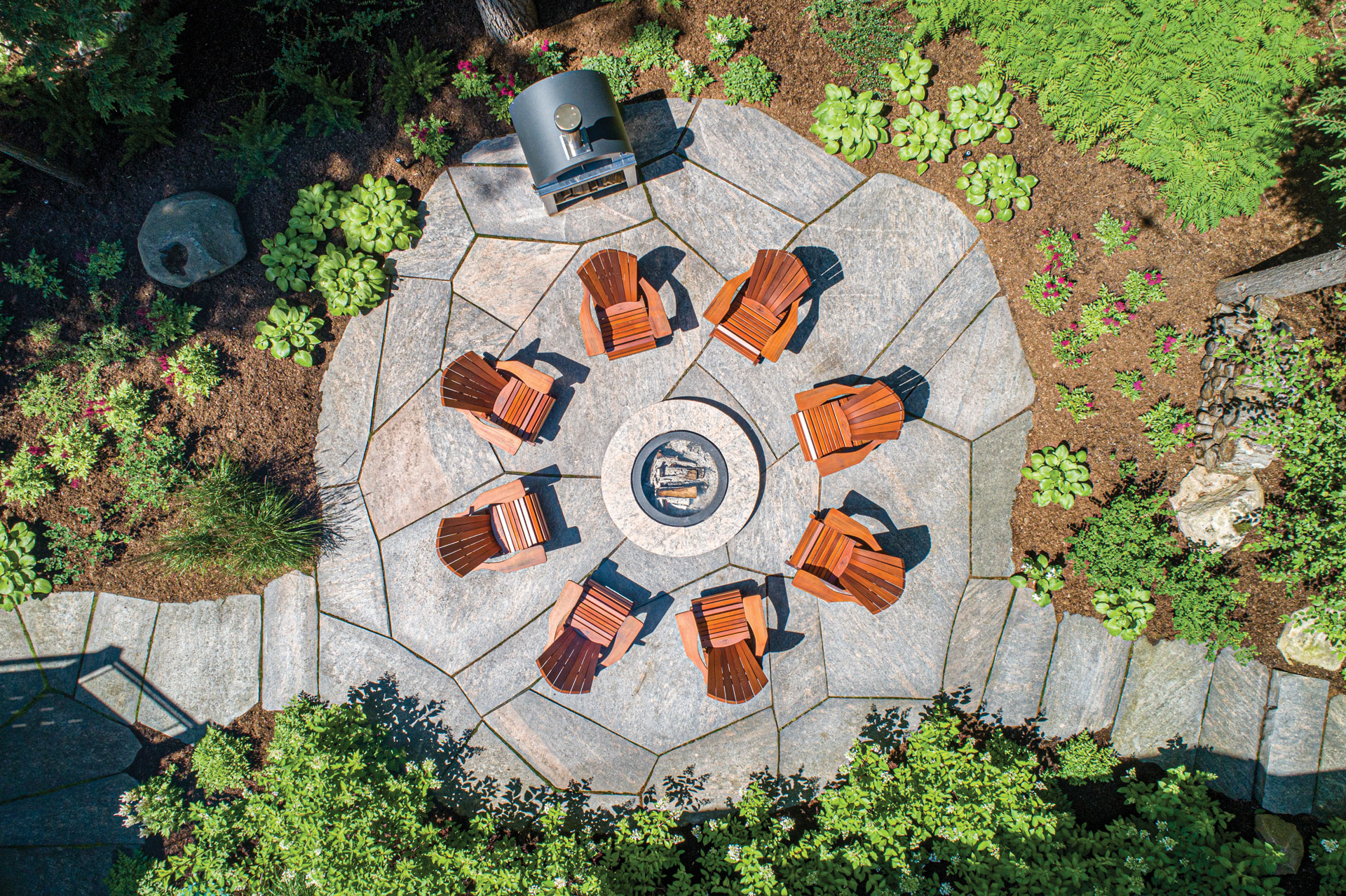 Granite landscaping turns sloped property into a hidden gem - Dockside ...