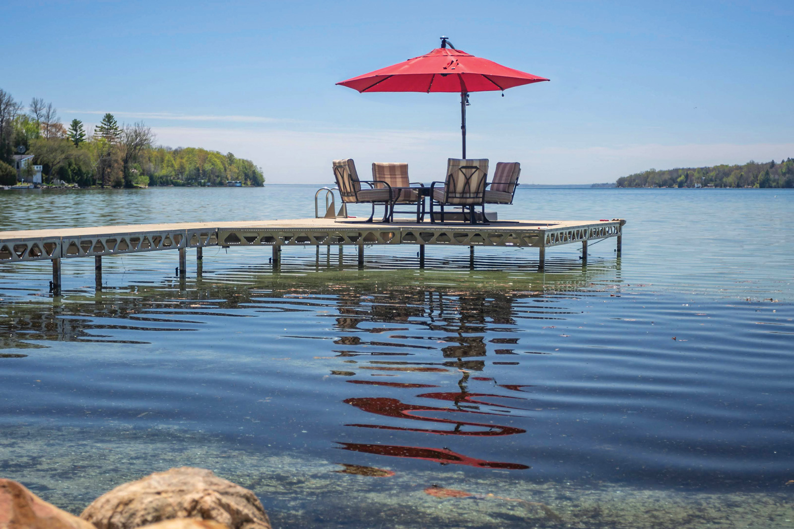 Maintenance free aluminum docks allow hassle-free fun on the water ...