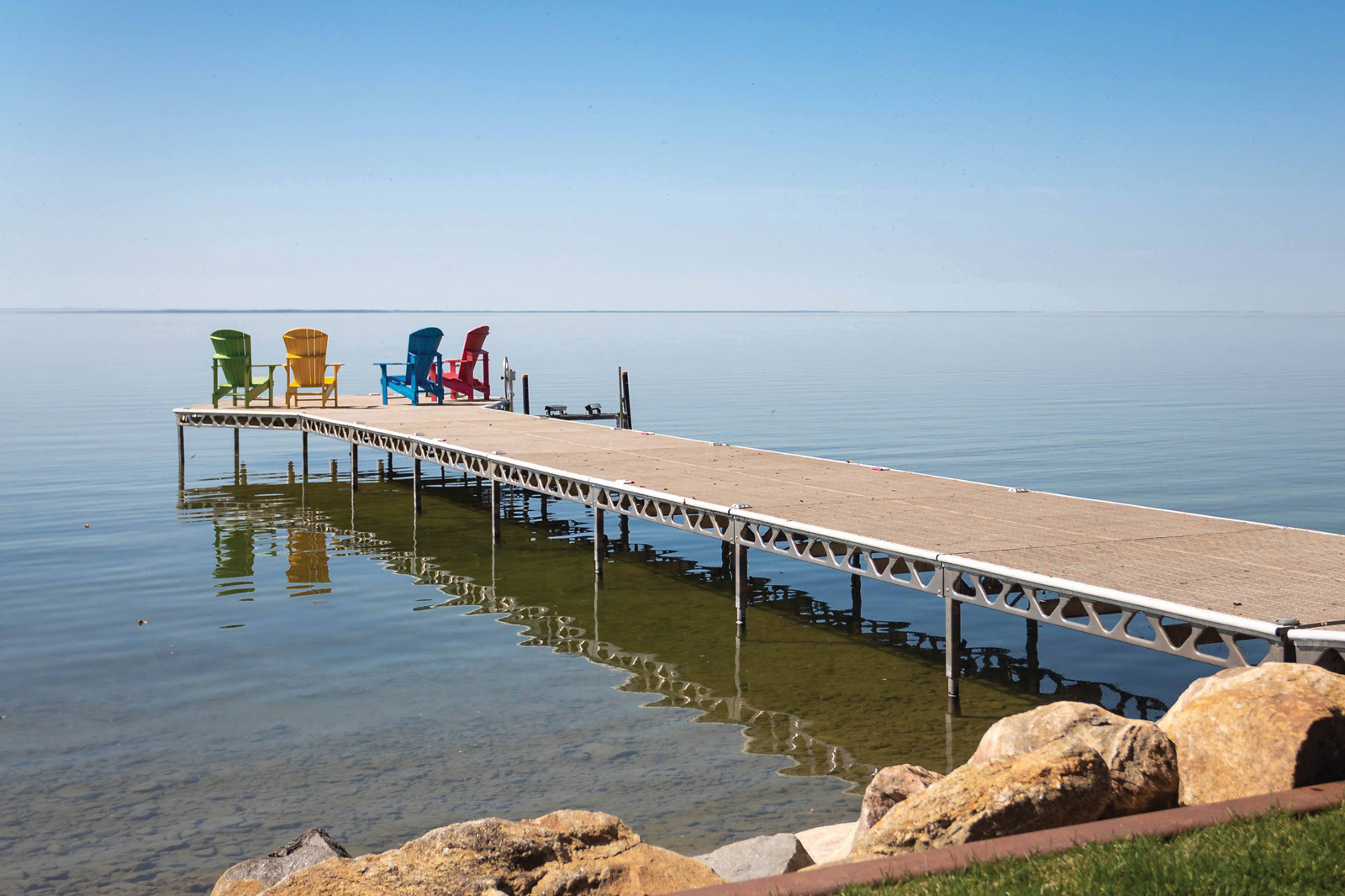 Maintenance free aluminum docks allow hassle-free fun on the water ...
