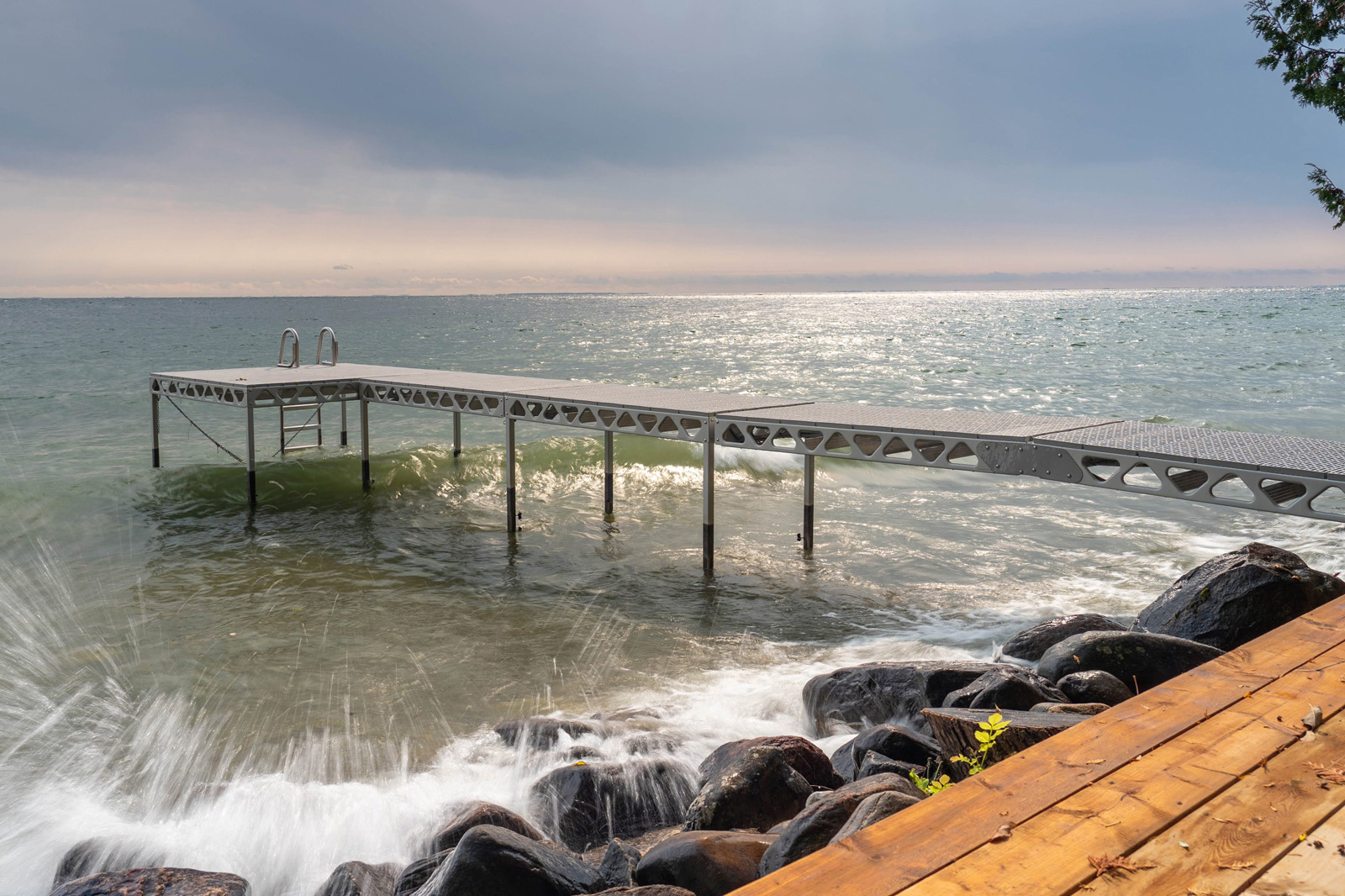 Maintenance free aluminum docks allow hassle-free fun on the water ...