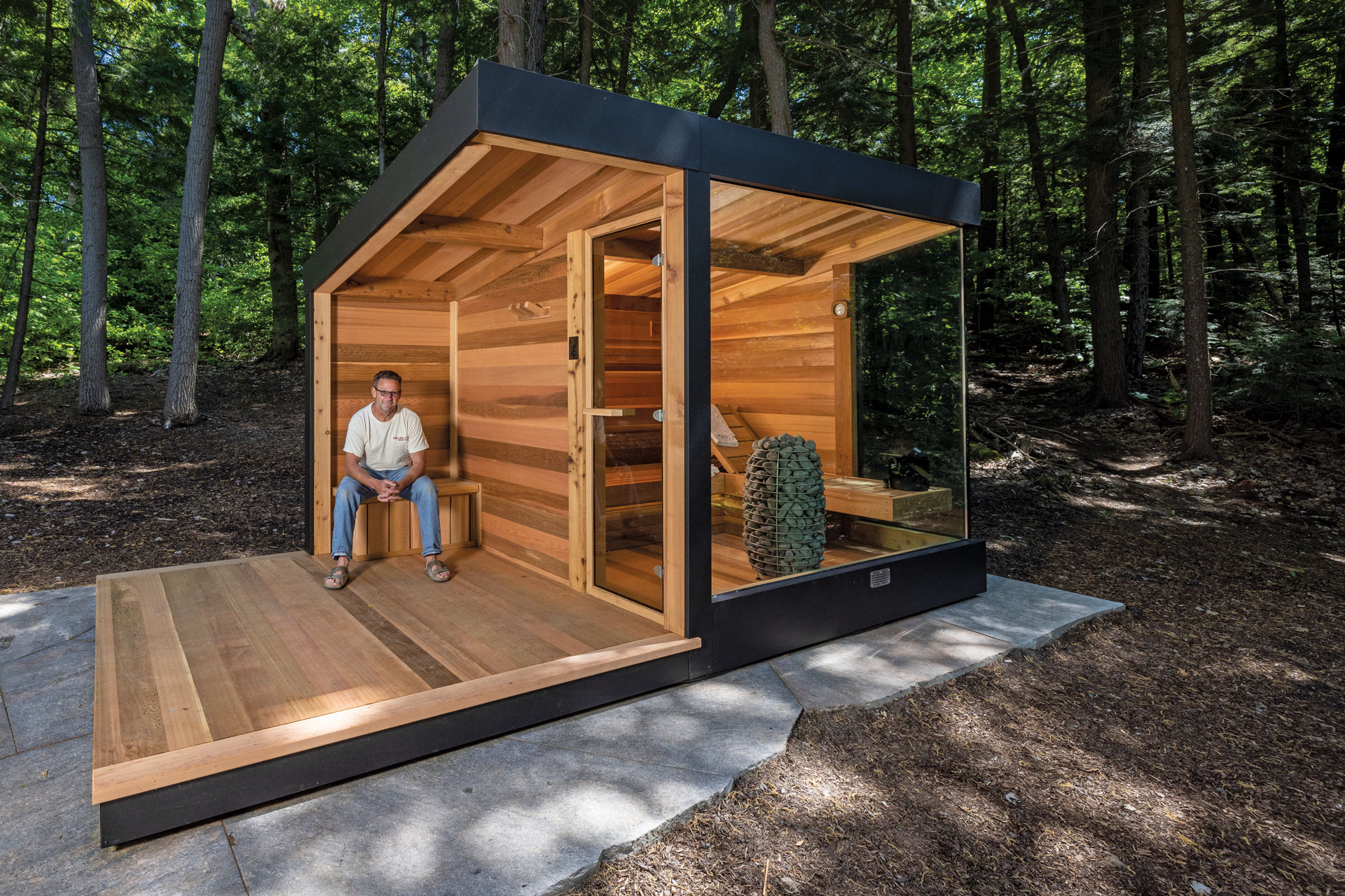 Custom-built saunas heal and create joy - Dockside Publishing